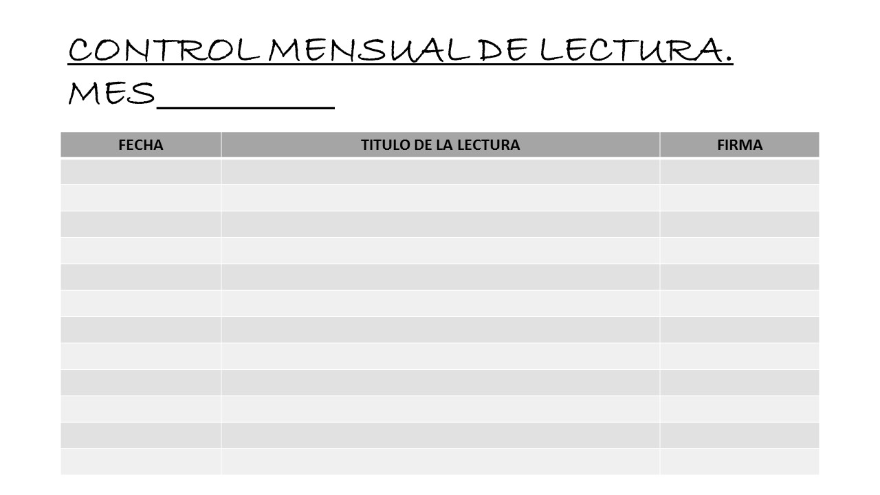 Instituto Juárez 5° Primaria: FORMATO DE CONTROL DE LECTURA EN CASA.