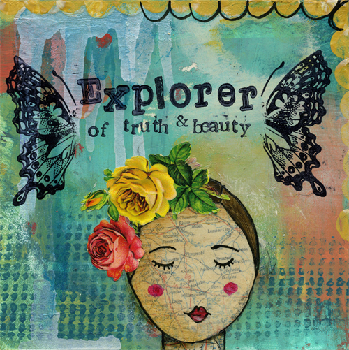 The Red Boa: Be-lated Mojo Monday - Artist Kelly Rae Roberts