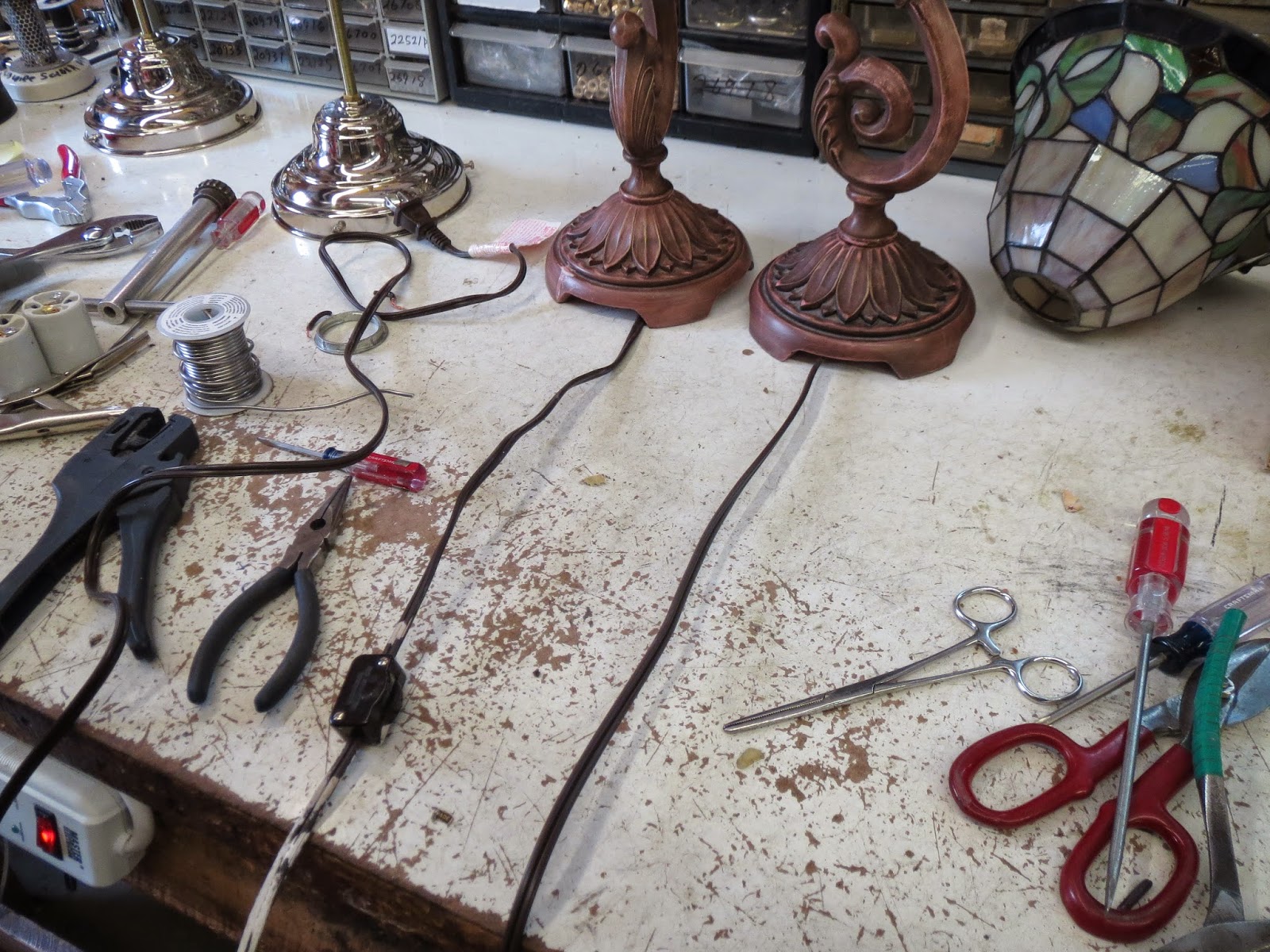 Lamp Parts and Repair | Lamp Doctor: Scroll Lamp Cord Replacement ...