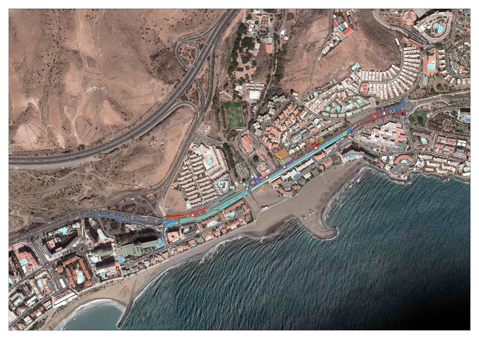 Embellecerán la GC-500 entre San Agustín y El Veril.