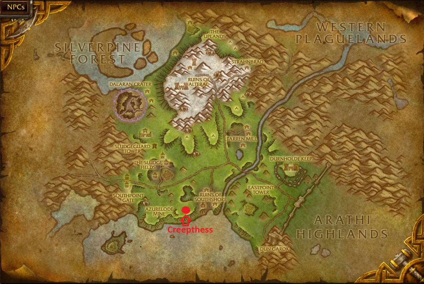 Loch Modan Map