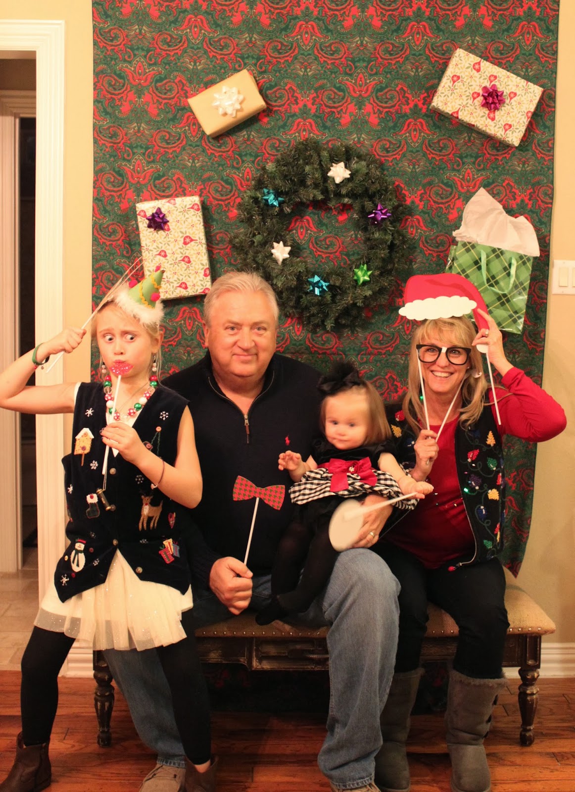 Crafty Texas Girls: Tacky Sweater Party and DIY Photo Booth