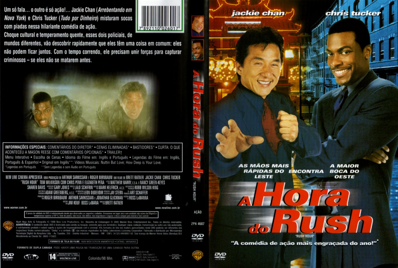 Capas Filmes Policial: A Hora do Rush 1