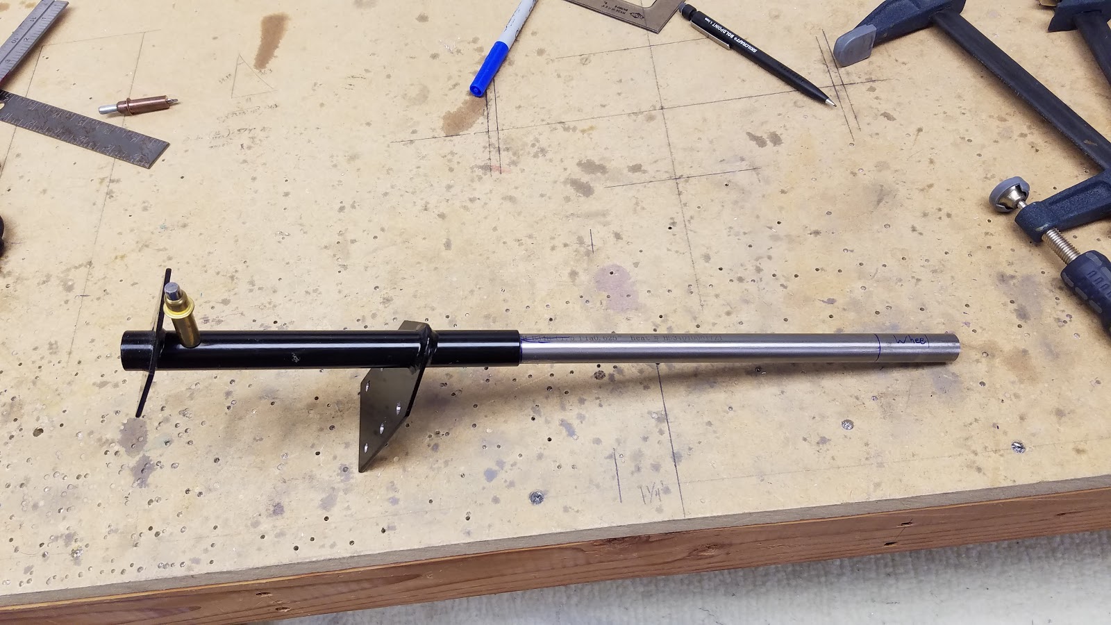 Paegelow's Waiex-B Build Log: Tailwheel Spring Rod (2)