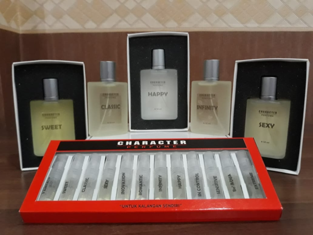 CHARACTER PERFUME | contoh website parfum