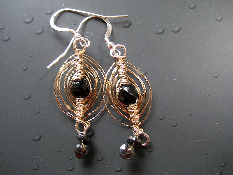 alankarshilpa: A tutorial on Herring bone wire wrap style with a twist ...