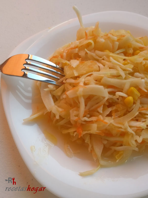 Ensalada de repollo - Receta de cocina casera