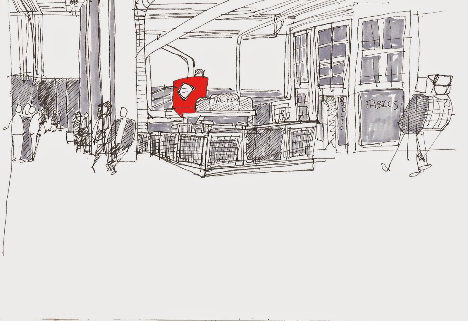 Urban Sketchers Seattle: Pike Place Market