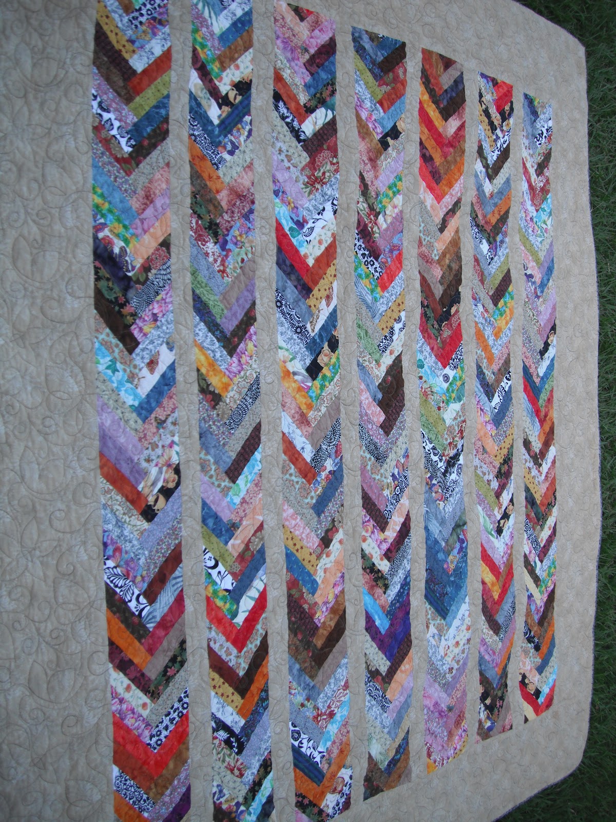 See what Netto made!: My French Braid Quilt