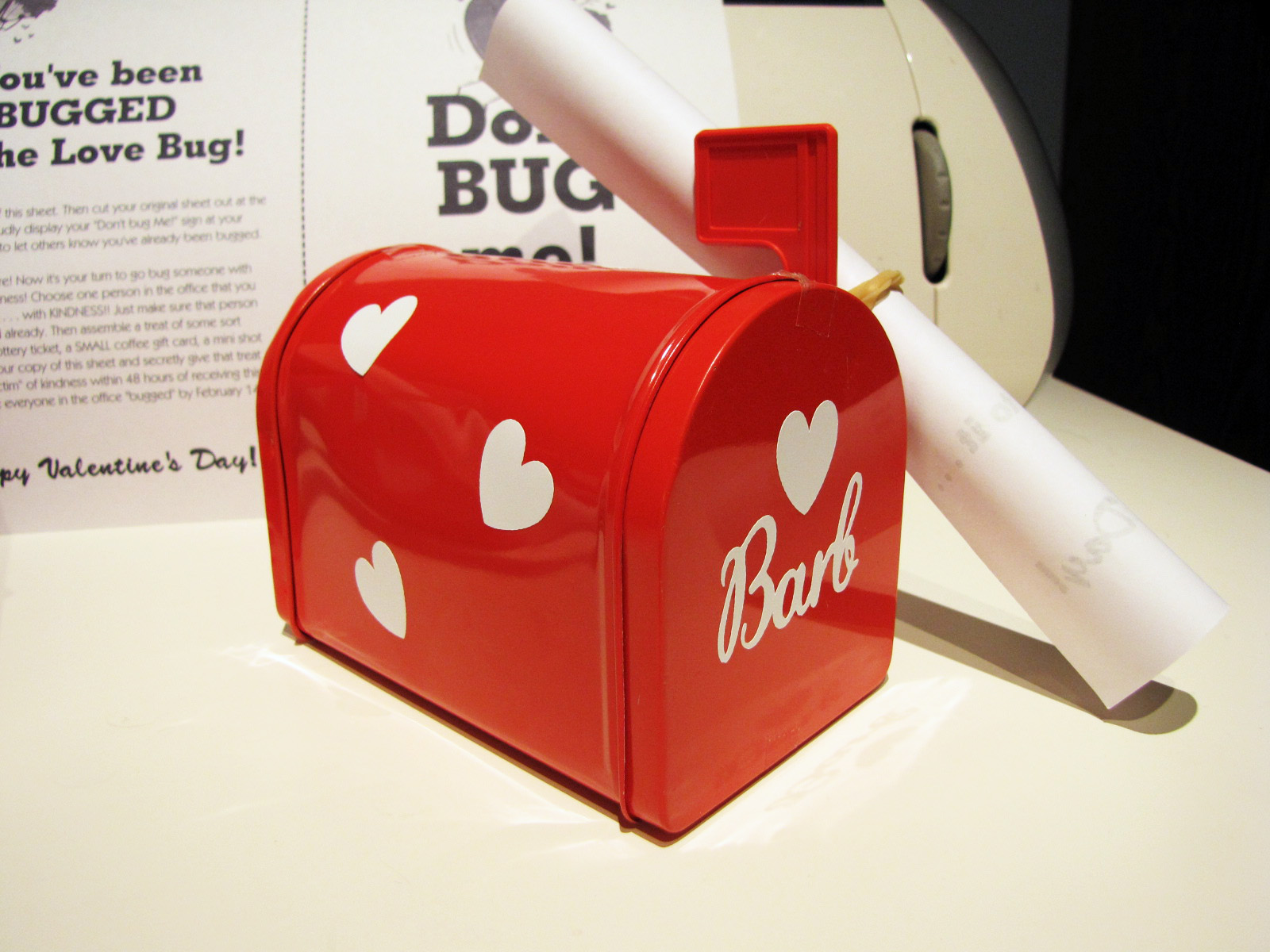 Jen's Happy Place: You've Been BUGGED!! ~ Valentine Office Fun!