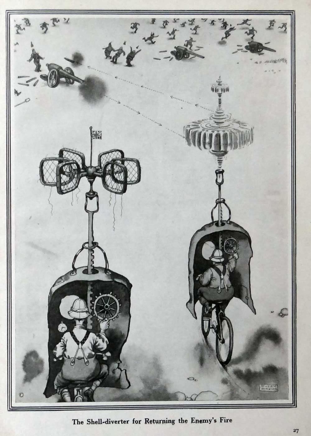 ECC Cartoonbooks Club: Some Heath Robinson war cartoons - Armistice day ...