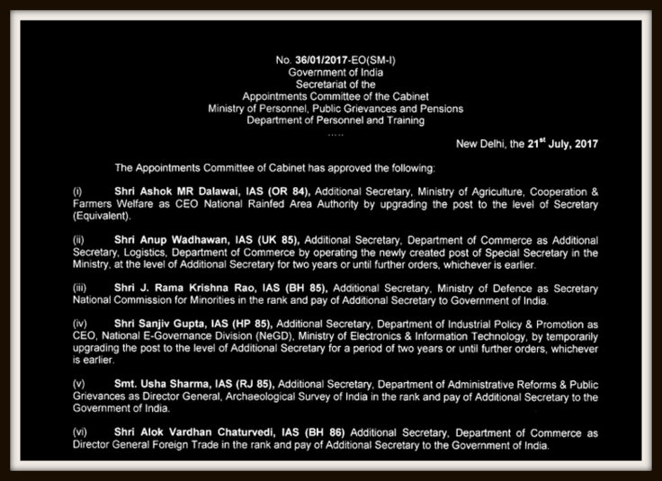babus of india: Govt approves appointment of 35 new additional ...