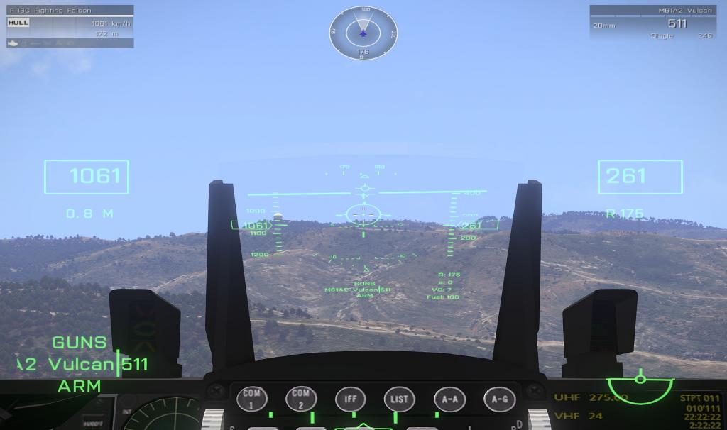 新しい HUD になる Arma 3 用 F-16C Fighting Falcon アドオンの画像が公開 | 弱者の日記^^ - Arma ...