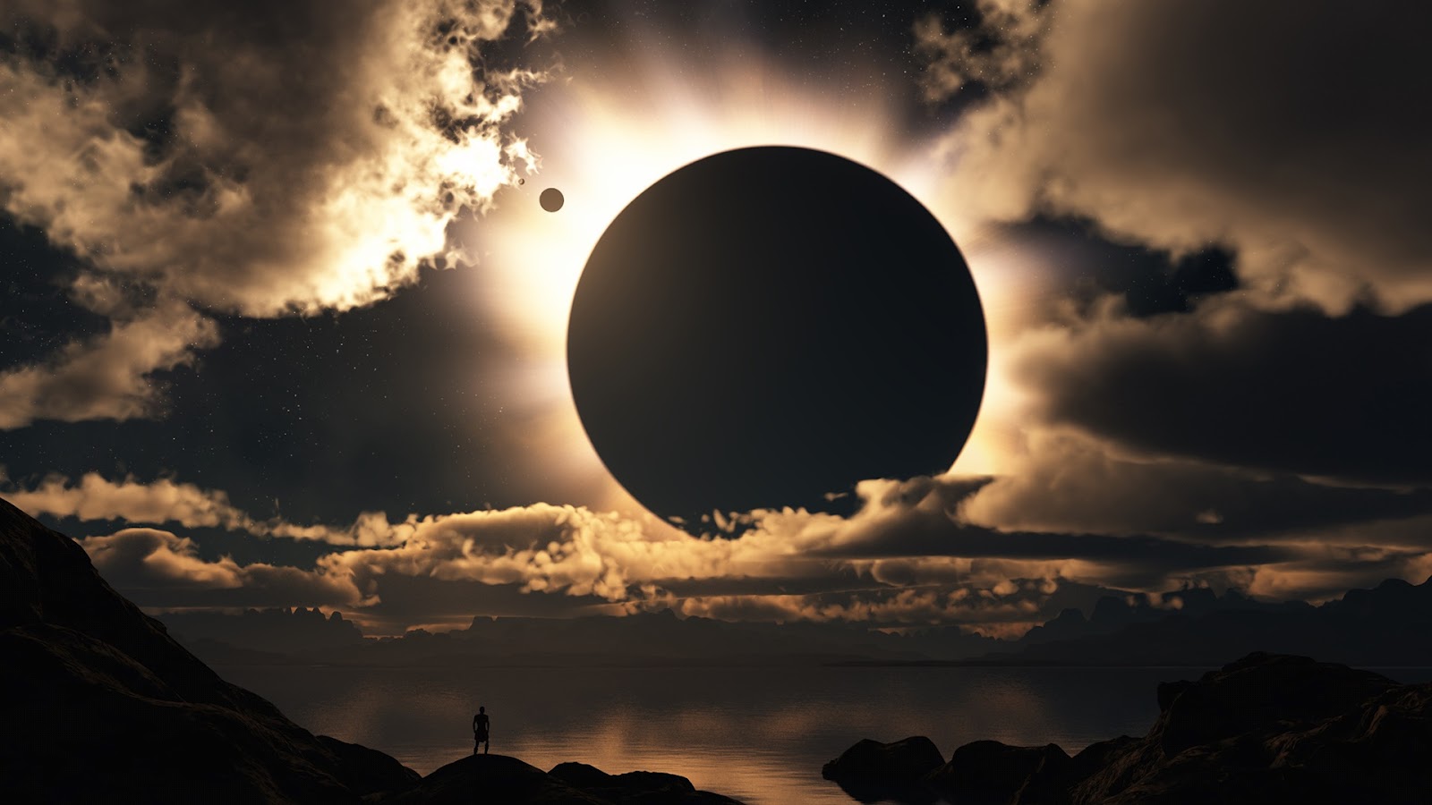 TISOTIT: Creative Solar Eclipse - Wallpaper
