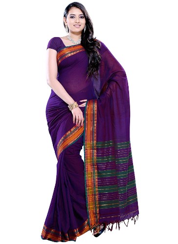 30 Charming Designs of Beautiful Cotton Sarees For 2019 That Enhance ...