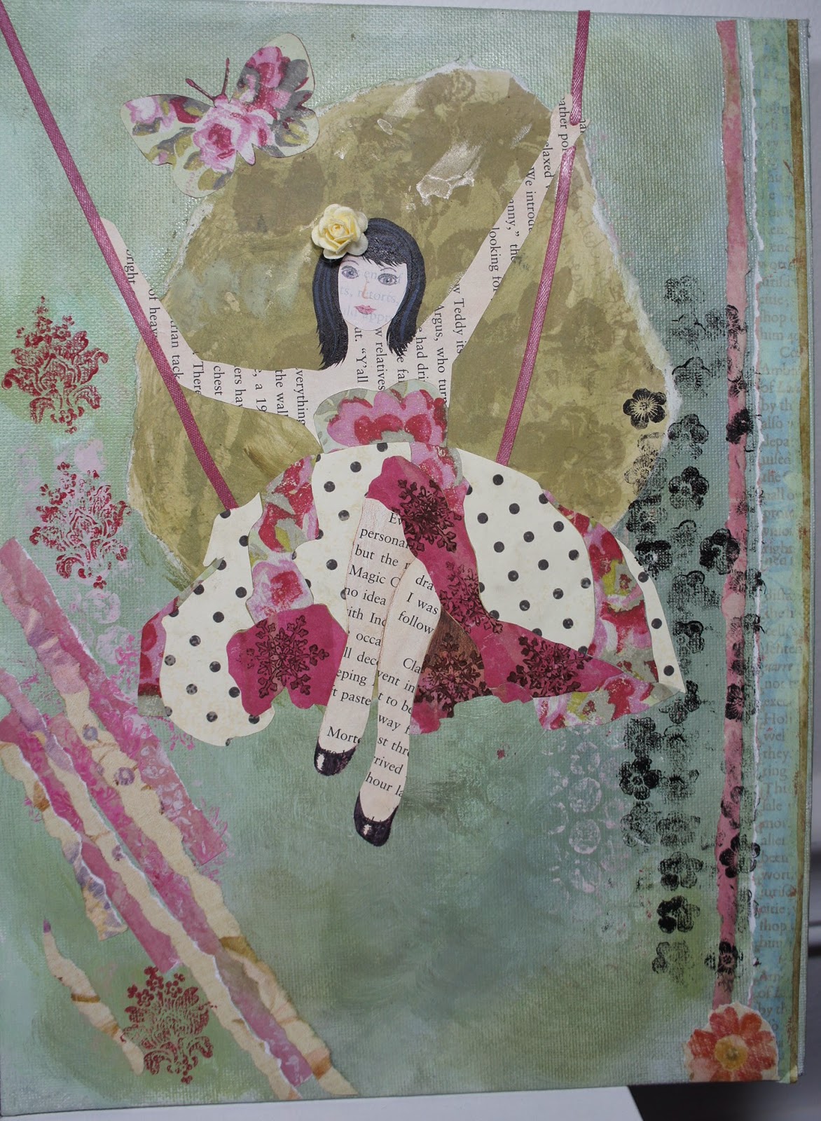 Knotty By Nature: Mixed Media Collages using Collage Couture Book