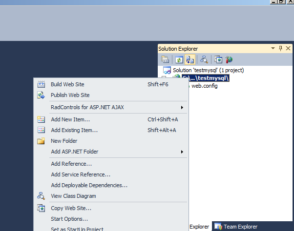 Ejemplo De Entity Framework Con Mysql