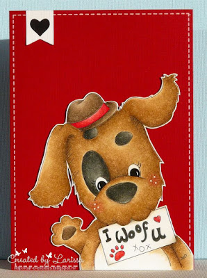 Car-D-elicious: Di's digi stamps - I woof u!