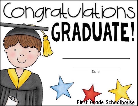 Classroom Freebies: Editable Graduation Certificates