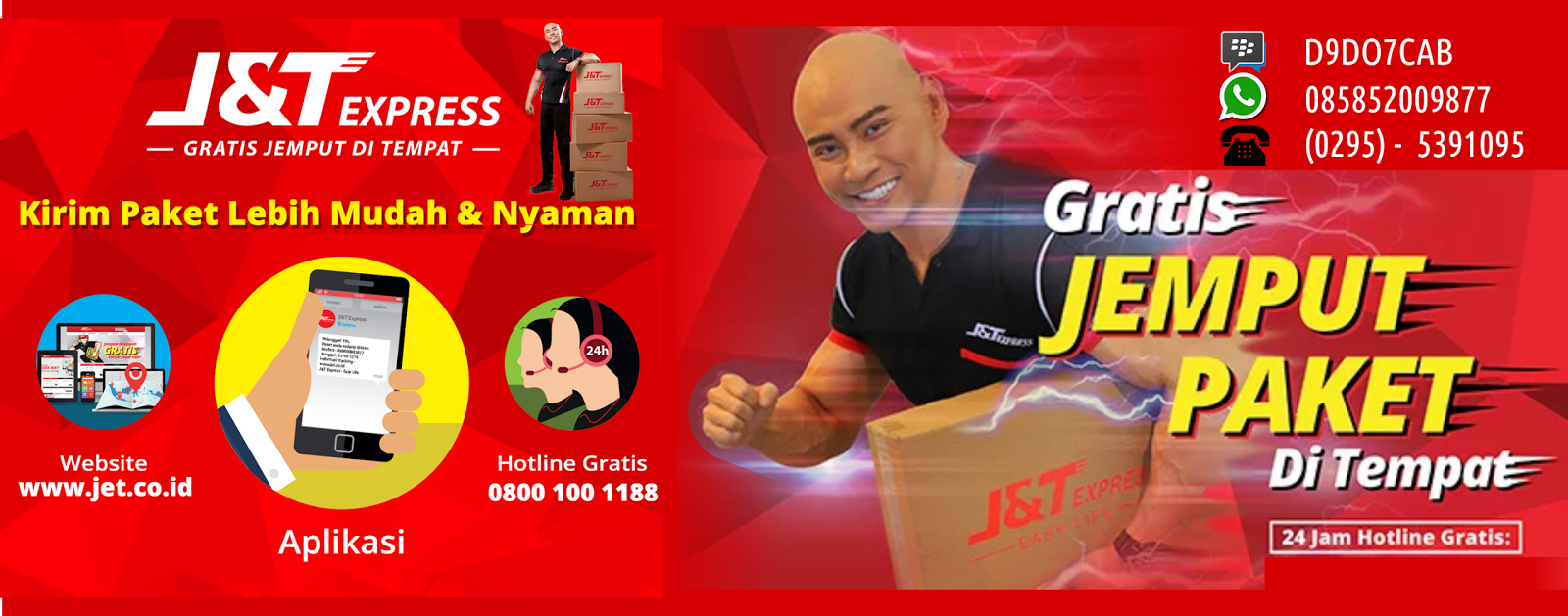 Desain Banner Brand Ambassador J&T Express Deddy Corbuzier Inkscape 0.91