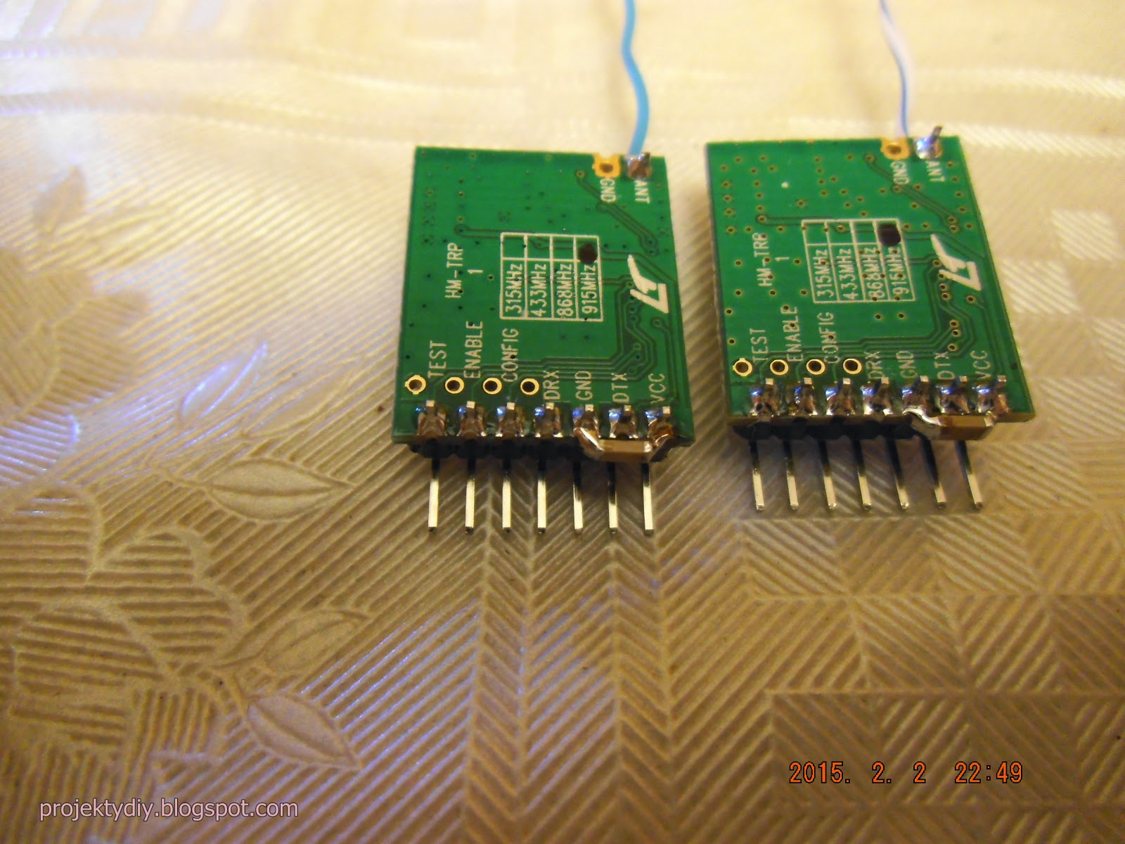 Elektronika_diy: Radiomodem HM-TRP 915MHz, 3DR Radio firmware v 1.9