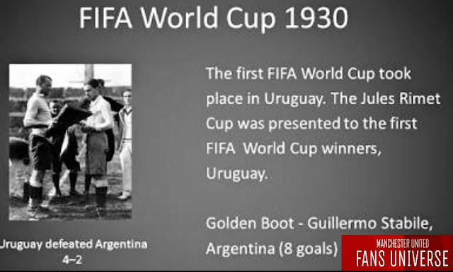 First World Cup -1930🏆 - MAN UNITED FANS UNIVERSE