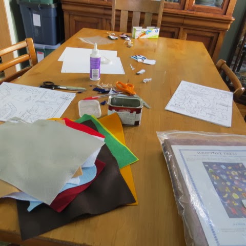 The Diary of a Sower: Preparing for Lent: Making a felt Jesus Tree