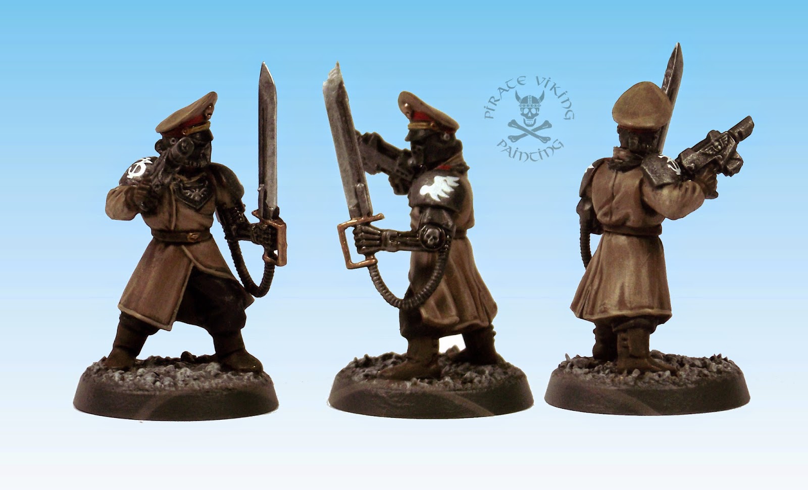 Pirate Viking Painting: Steel Legion Officers (Rust proofing extra)