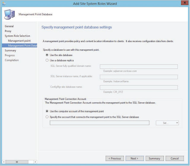 SCCM 2012: Installing Site System Roles : Management Point