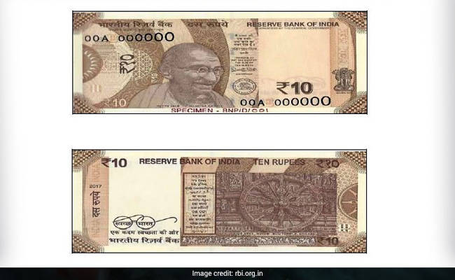 The Times of Sikkim: New Rs. 10 Currency Notes Introduced, In Chocolate ...