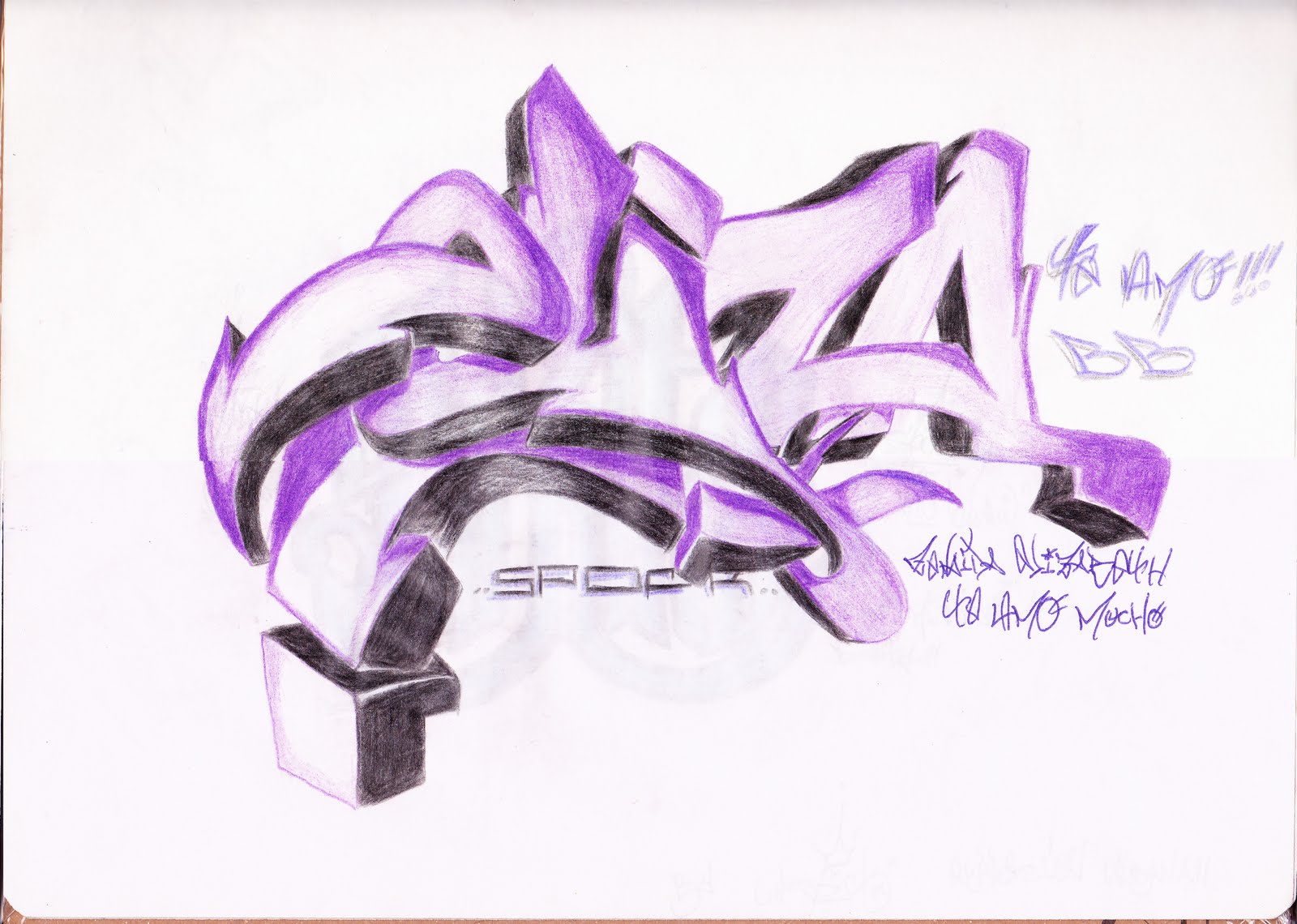ES: eliza-by Spock - graffiti