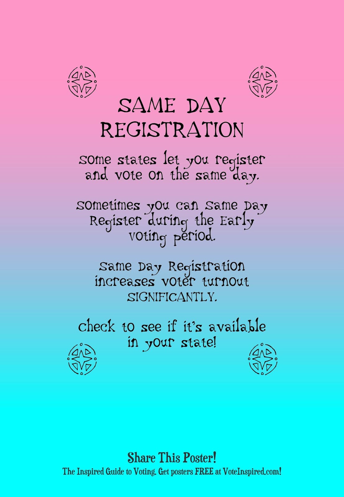 Same Day Registration