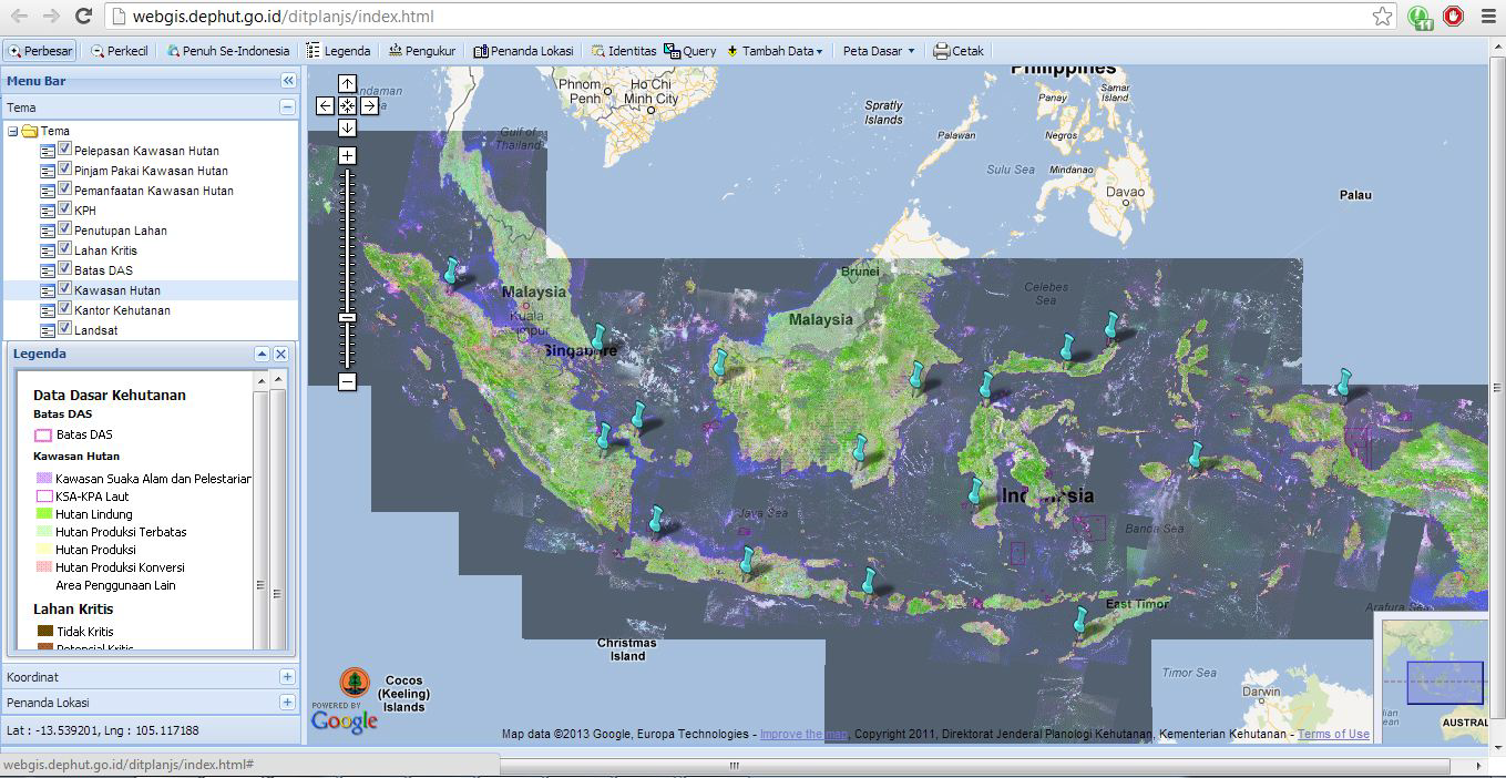 Tentang Website GIS: Contoh - contoh WebGIS