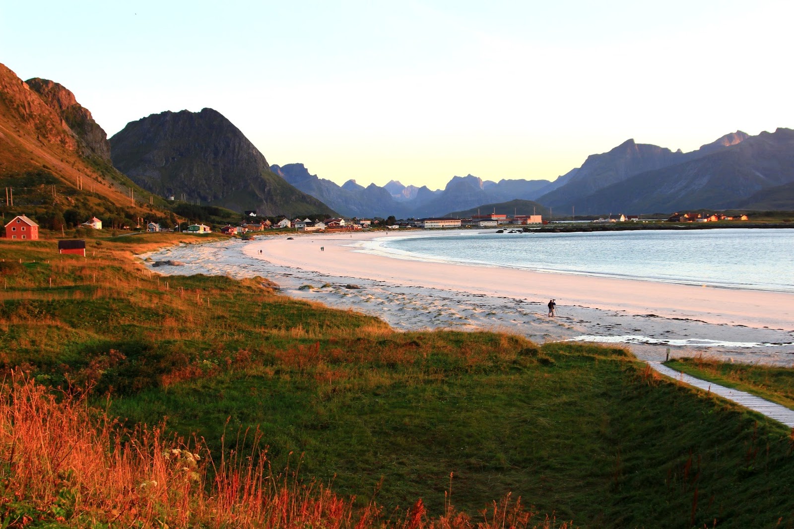 Mine dager i bilder: Nedover Lofoten 5 - solnedgang ved Ramberg