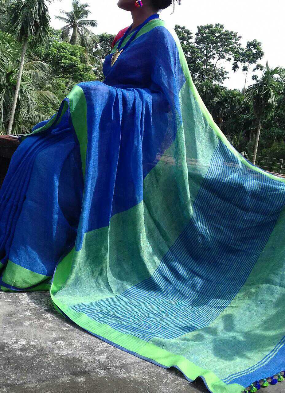 New linen collection | Buy online Lenin Sarees