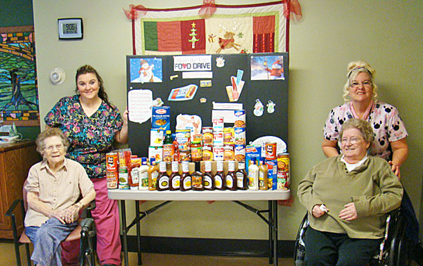 Abilene App News: Village Manor Holds Food Drive for Local Food Pantry
