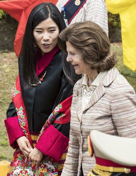 Buthan visit of King Carl Gustaf and Queen Silvia 1st day