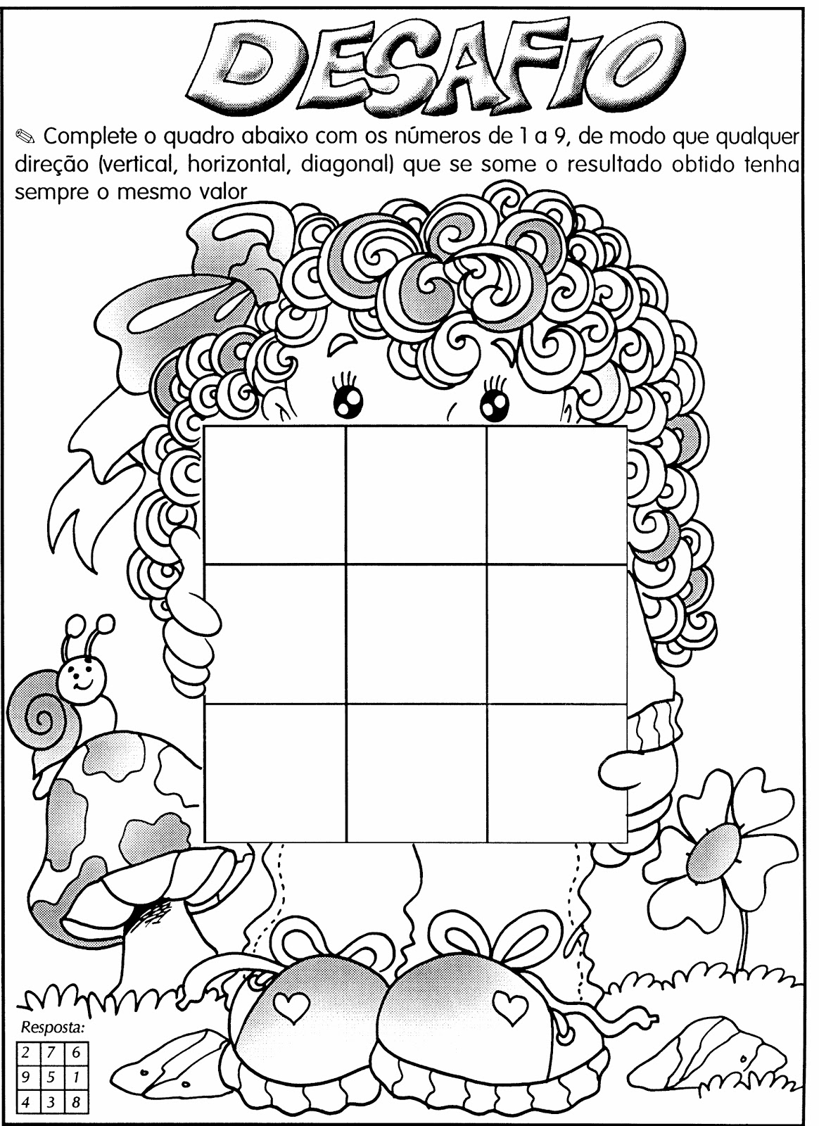 DESAFIOS MATEMÁTICOS. PROBLEMAS ILUSTRADOS. MODELOS DE ATIVIDADES DE ...