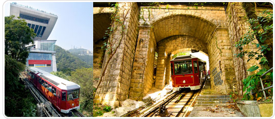transpress nz: Hong Kong Victoria Peak funicular