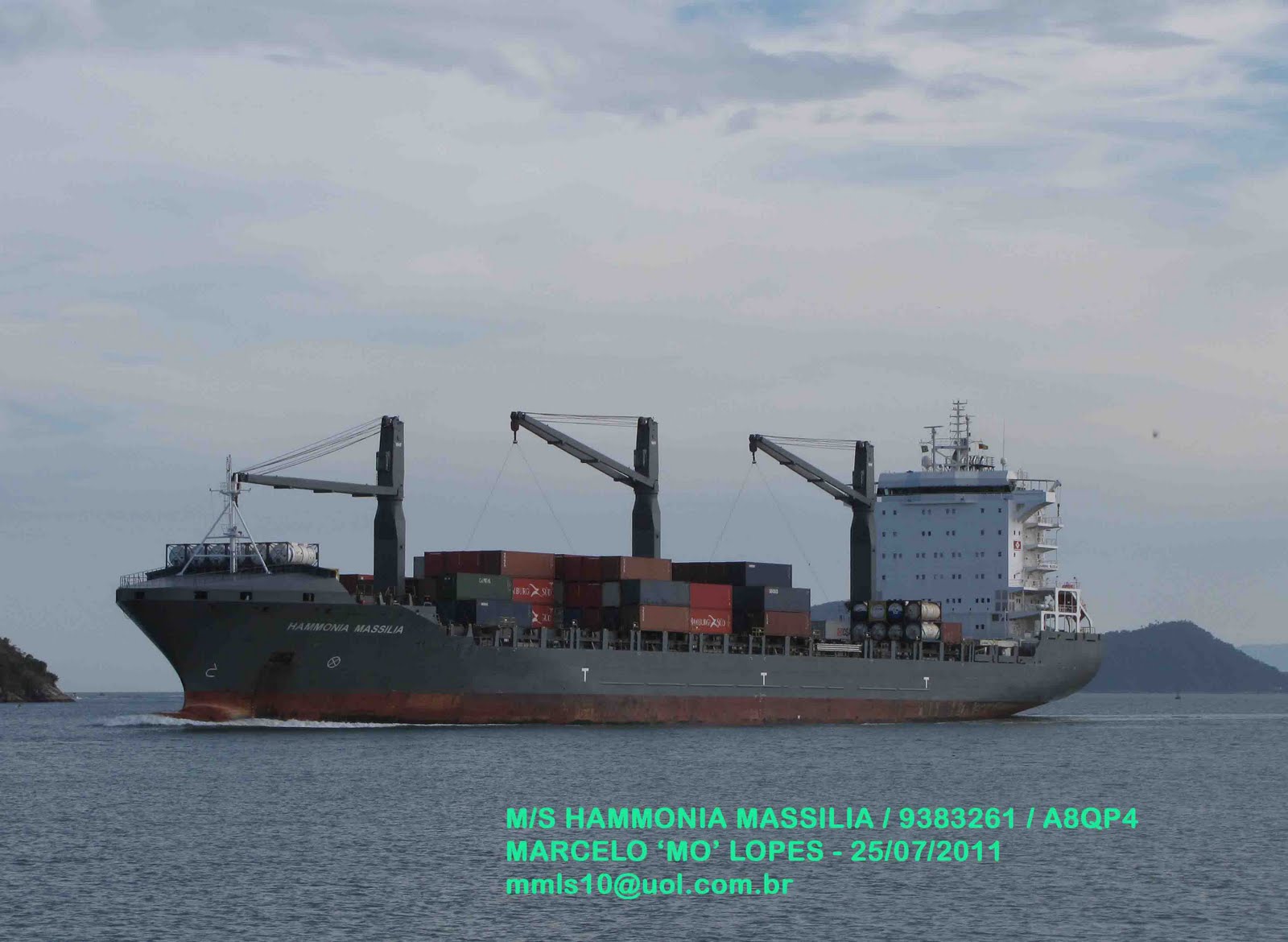 Santos Shiplovers: M/S Hammonia Massilia / A8QP4