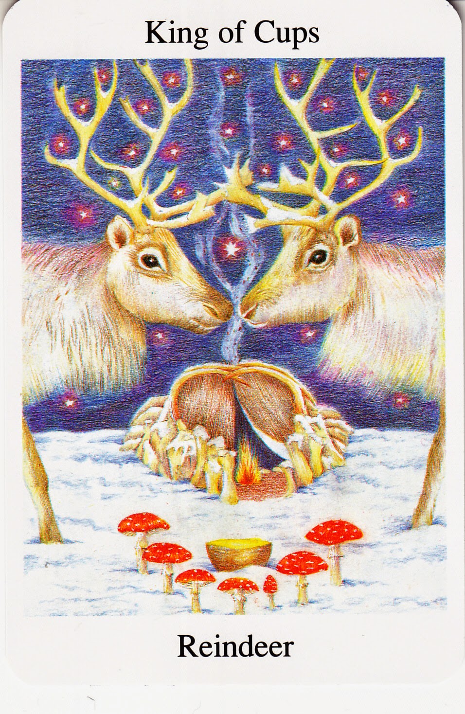 Rowan Tarot: Flying reindeer