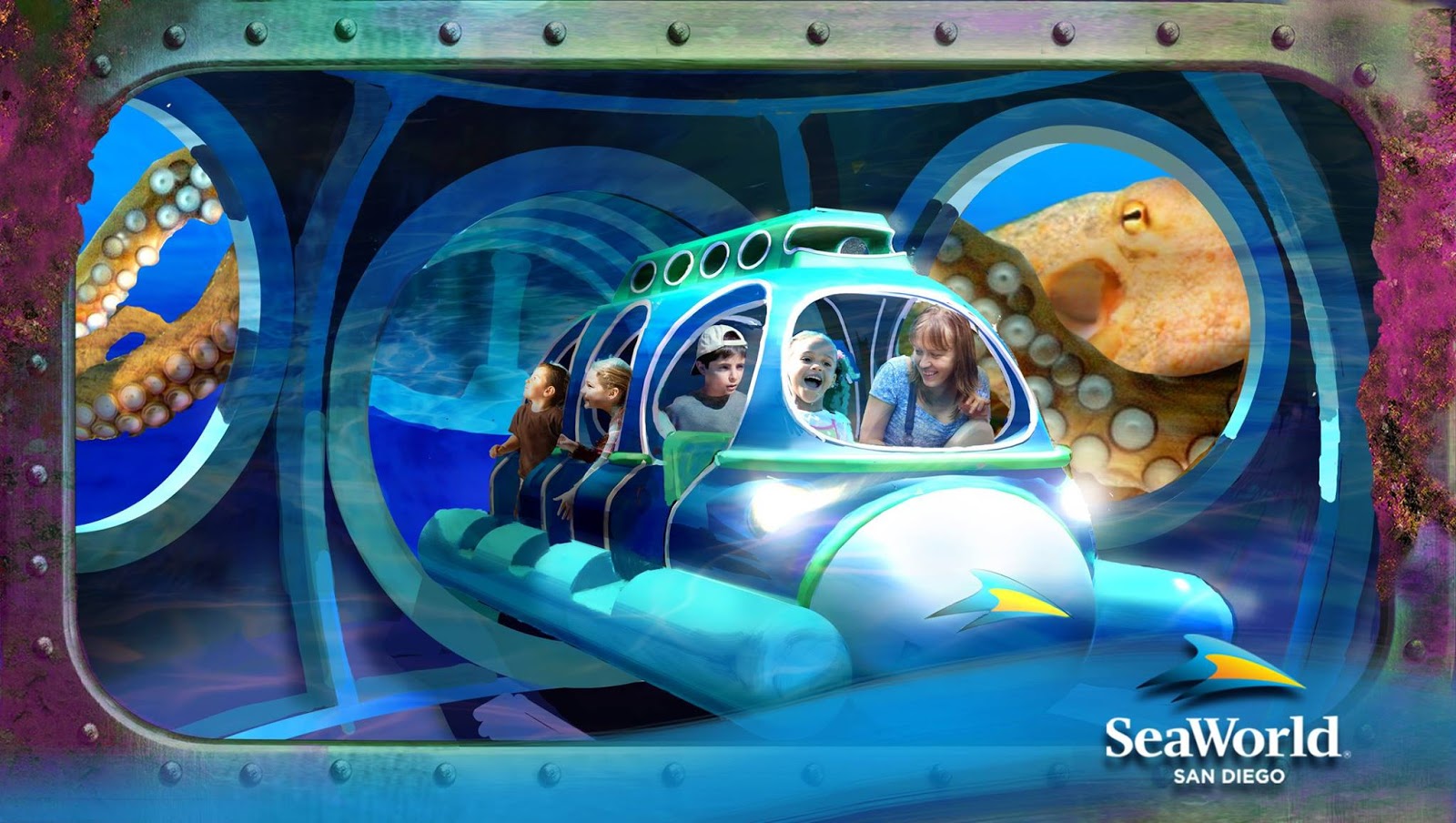 SUBMARINOS ---: Ocean Explorer: nueva área temática para SeaWorld San ...