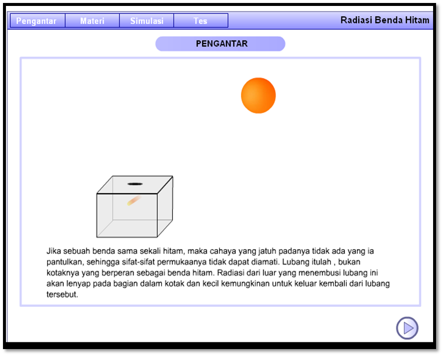 Radiasi Benda Hitam ( file swf ) - Ilmu Fisika and Biologi