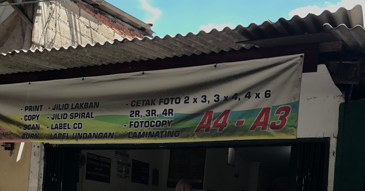 Tempat Fotocopy dan Print di sekitas Binus University