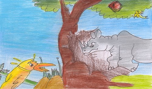 นิทานภาษาอังกฤษแปลไทย (FUNNY FABLES): นิทานอีสปเรื่องฝูงนกกับแรดใจร้าย ...