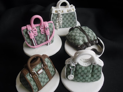 made FRESH daily: Designer Handbag Cupcake Toppers..More Designs To ...