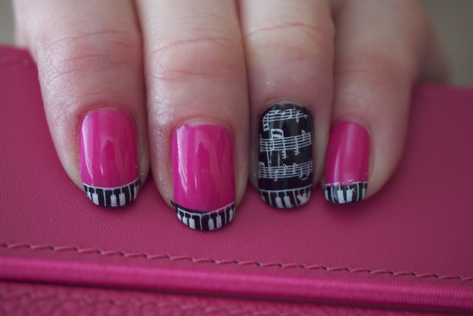 glitterM - You Nailed It!: Pink Piano - m73 Konad