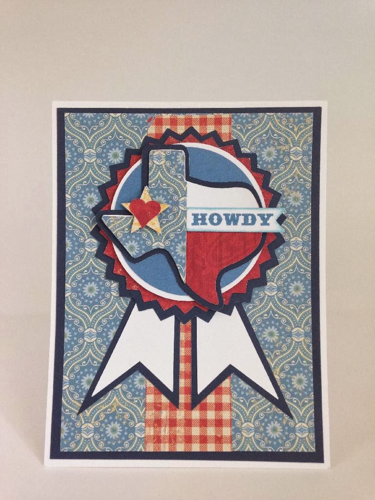 Courtney Lane Designs: Artiste Texas Howdy card
