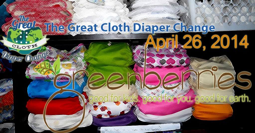 Greenberries Co.: Save The Date: Great Cloth Diaper Change 2014!