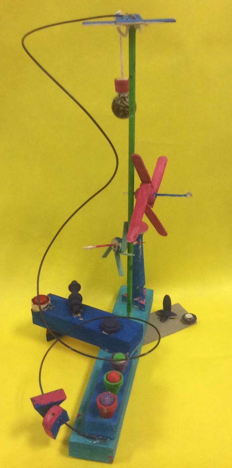 Art with Mrs. Elliott : Energy! Wood Sculptures on Physics Concepts